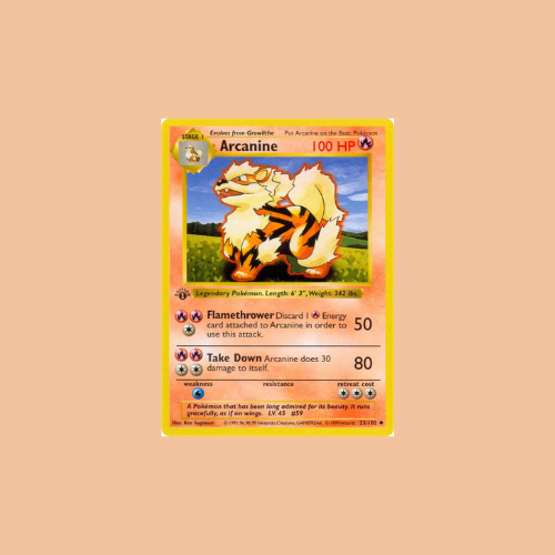 First Edition Arcanine (Base Set) - The Card Collective