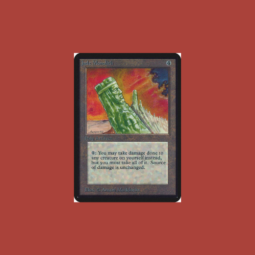 Jade Monolith (Alpha) - The Card Collective